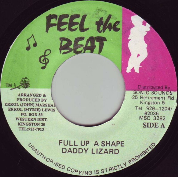【楽天市場】【中古】ジャマイカ7" Daddy Lizard Full Up A Shape NONE Feel The Beat (2 ...