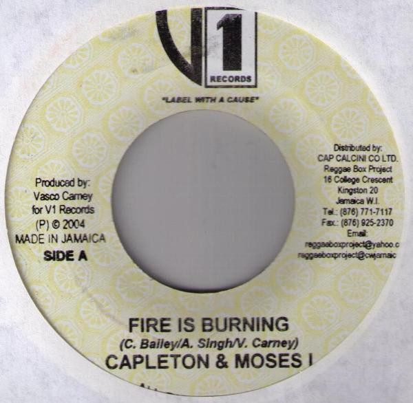 【楽天市場】【中古】ジャマイカ7" Capleton & Moses I / Moses I Fire Is Burning / More ...