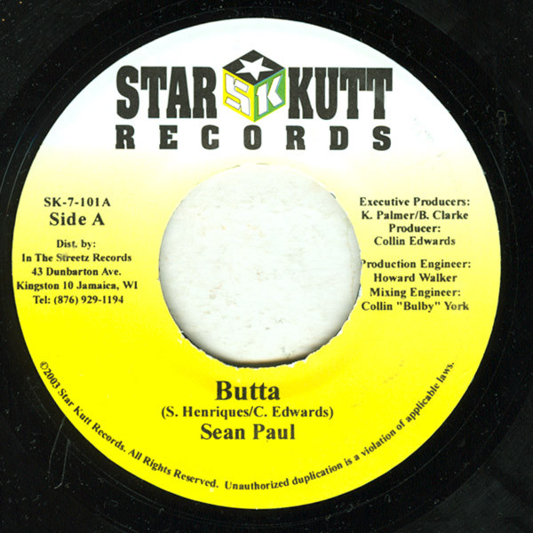 【楽天市場】【中古】ジャマイカ7” Sean Paul / Singing Craig Butta / Get To Know Me ...