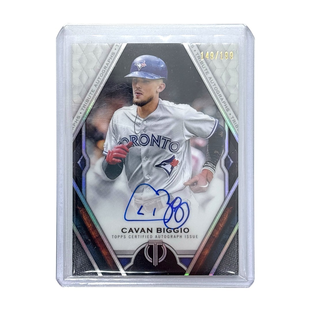 【楽天市場】【中古】 TOPPS MLBカード TRIBUTE CAVAN BIGGIO TORONTO BLUE JAYS 149/199 ...