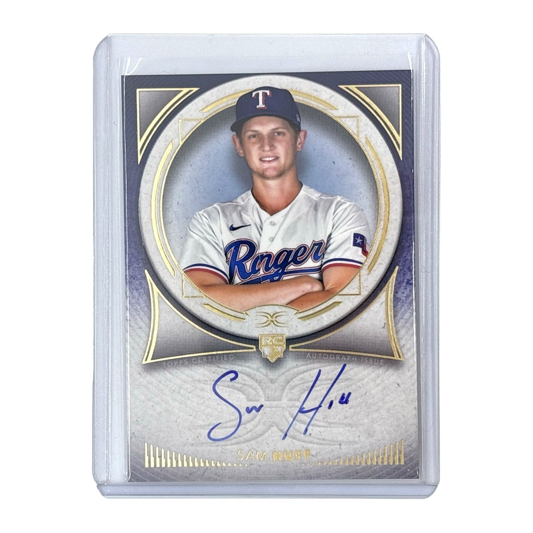 【楽天市場】【中古】 TOPPS MLBカード DEFINITIVE COLLECTION SAM HUFF TEXAS RANGERS 16 ...