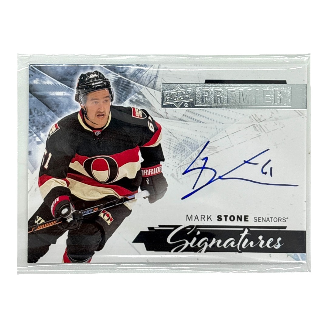 【楽天市場】【中古】 UPPER DECK NHLカード PREMIER MARK STONE SENATORS #PS-MS IT1：リサイクル王国