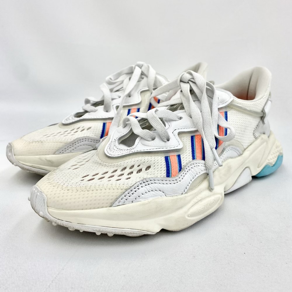 【楽天市場】adidas アディダス Ozweego White Signal Coral スニーカー 良好 US7.5 EF4290 ...