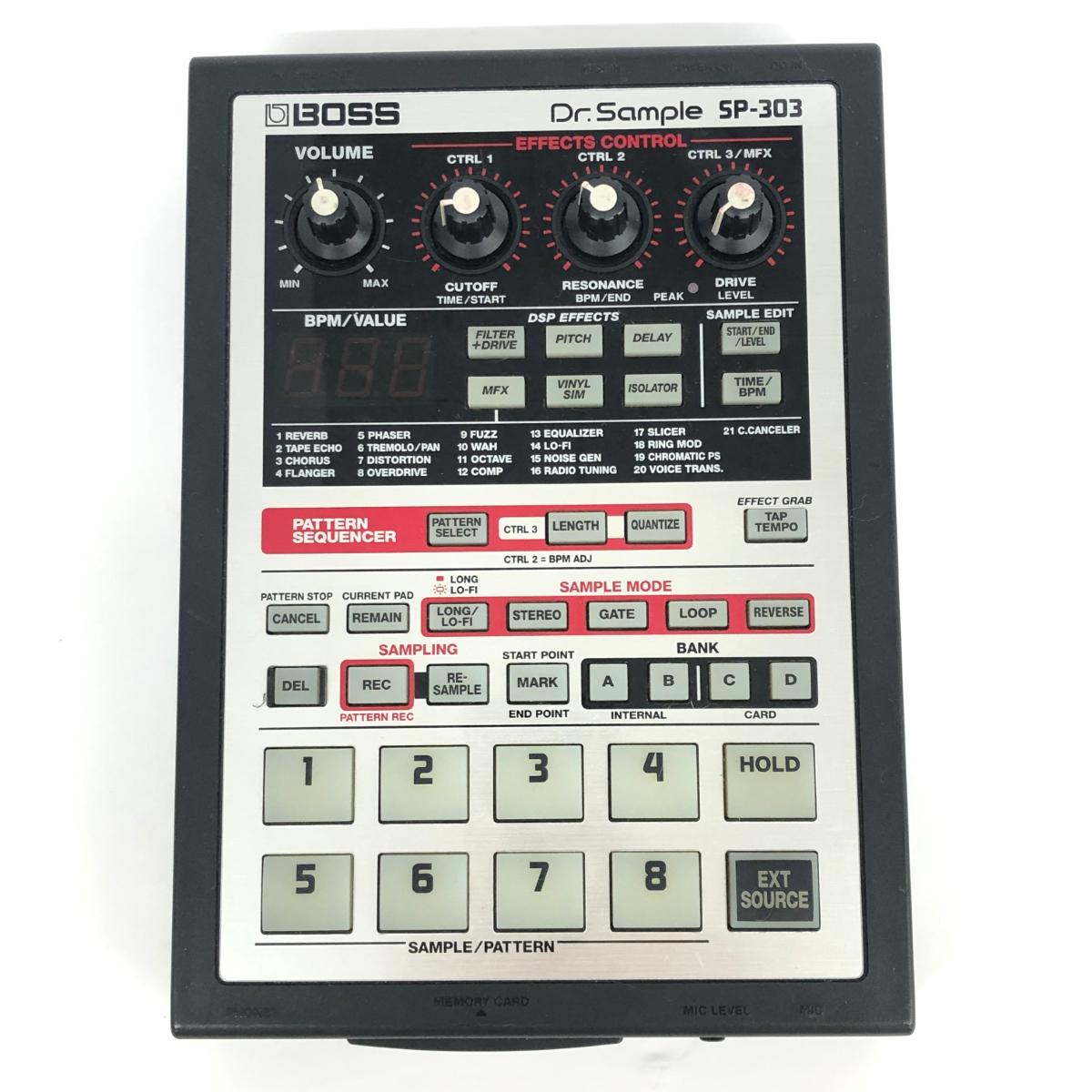 【楽天市場】BOSS ボス 音楽機材 Dr.Sample ドクターサンプル ジャンク品 SP-303 ブラック/シルバーカラー サンプラー ...