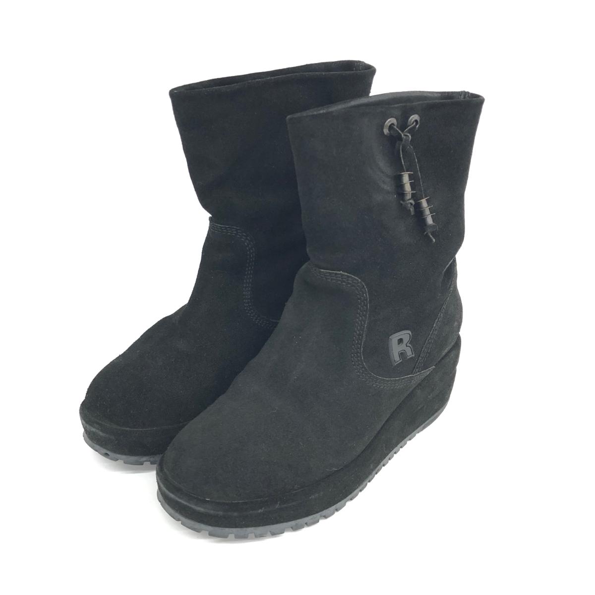 【楽天市場】RUCO LINE ルコライン ブーツ 37 ブラック レザー レディース 靴 シューズ ブーティー boots 【中古 ...