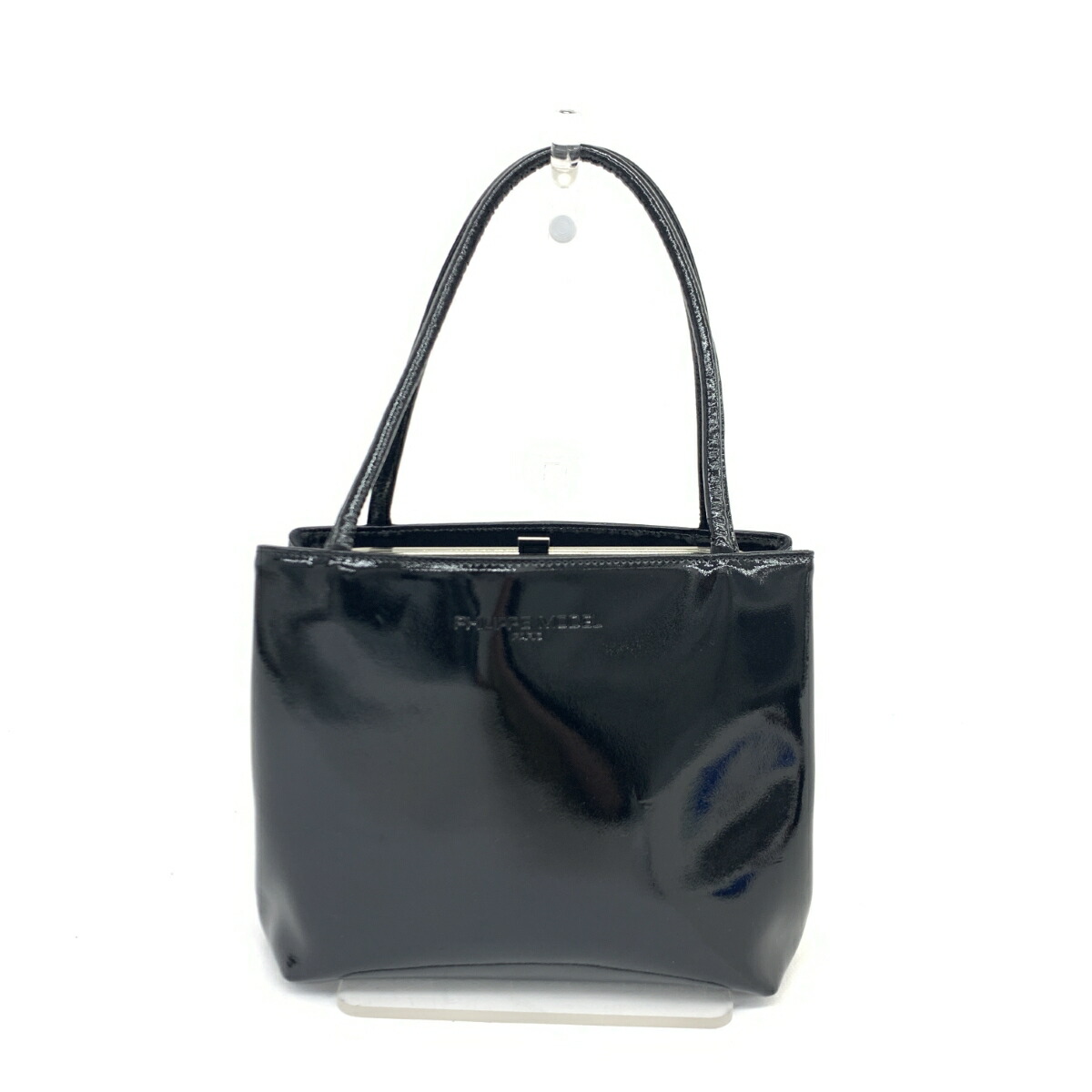 【楽天市場】PHILIPPE MODEL フィリップモデル ハンドバッグ ブラック エナメル 3室 レディース bag 鞄 【中古 ...