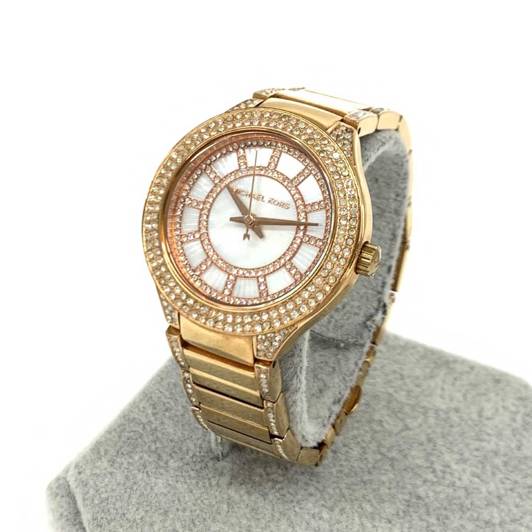 【楽天市場】MICHAEL KORS マイケルコース KERRY マザーオブパール 腕時計 クォーツ MK3443 ローズゴールドカラー SS ...
