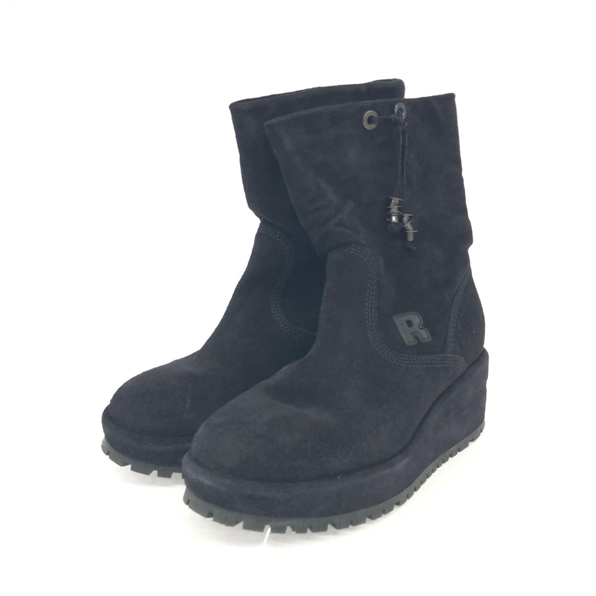 【楽天市場】RUCO LINE ルコライン ブーツ 35 ブラック スエード レディース 靴 シューズ ブーティー boots 【中古 ...