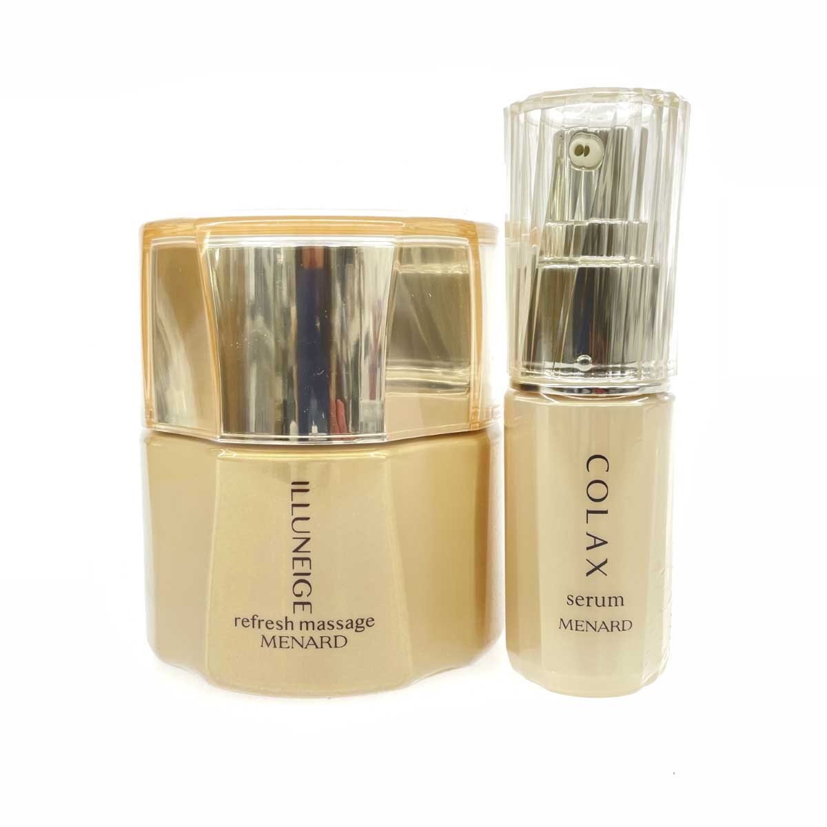 【楽天市場】MENARD メナード コラックスC イルネージュ 美容液＆クレンジングクリーム 内容量:21ml/150g 未使用品 ベージュ レディース 【中古】：リサイクル ティファナ