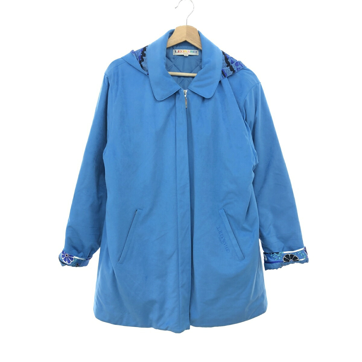 楽天市場】LEONARD SPORTレオナール スポーツ フード付 ダウンコート40