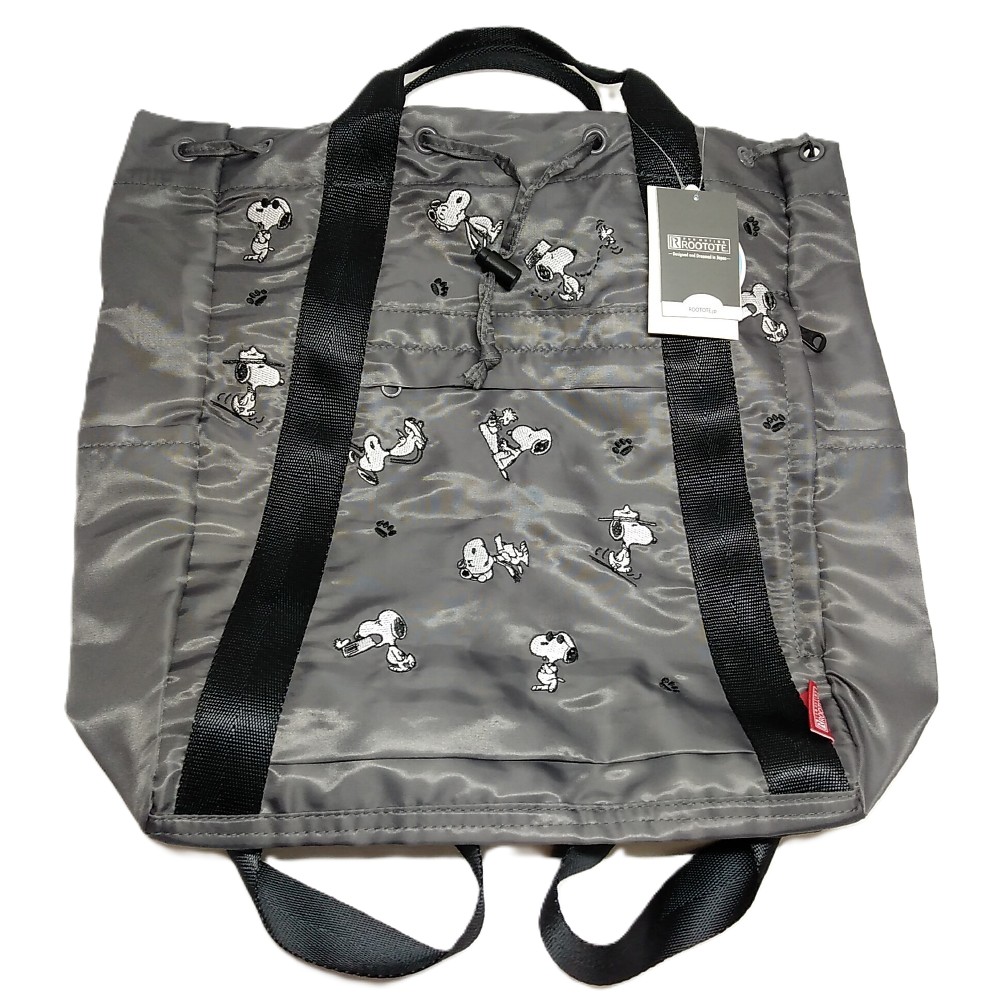 【楽天市場】【未使用・長期保管品】ROOTOTE ルートート ピーナッツ スヌーピー バッグ チャコール 送料無料 【SN.セオルー.パターンPEANUTS-4W】【レディース】【軽量】【撥水 ...