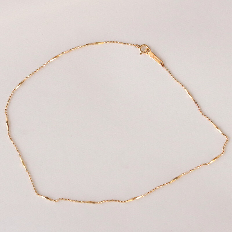 【楽天市場】【中古】La Germa ラ・ゲルマ 医協 ネックレス チェーン ゴールド K18 41cm 5.3g：薔薇雑貨のヒーリングローズ＆RE