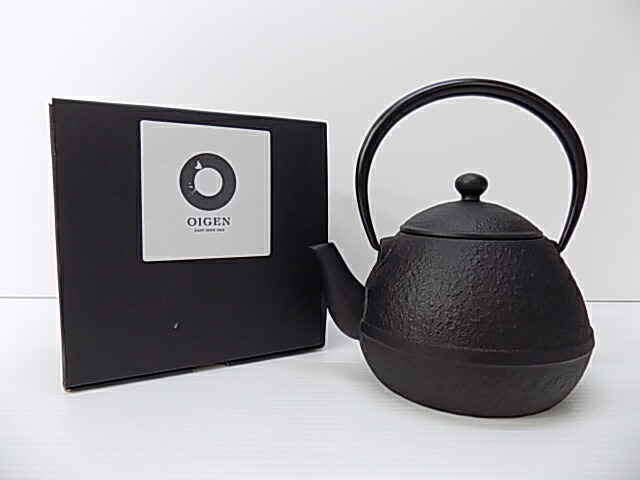 【楽天市場】【中古品】OIGEN オイゲン 鉄瓶 たまご形 0.55L 南部鉄器 及源鋳造 アウトドア ソロキャン キャンプ キャンパー ドリップコーヒー 白湯 和モダン 湯沸かし 丸い ...
