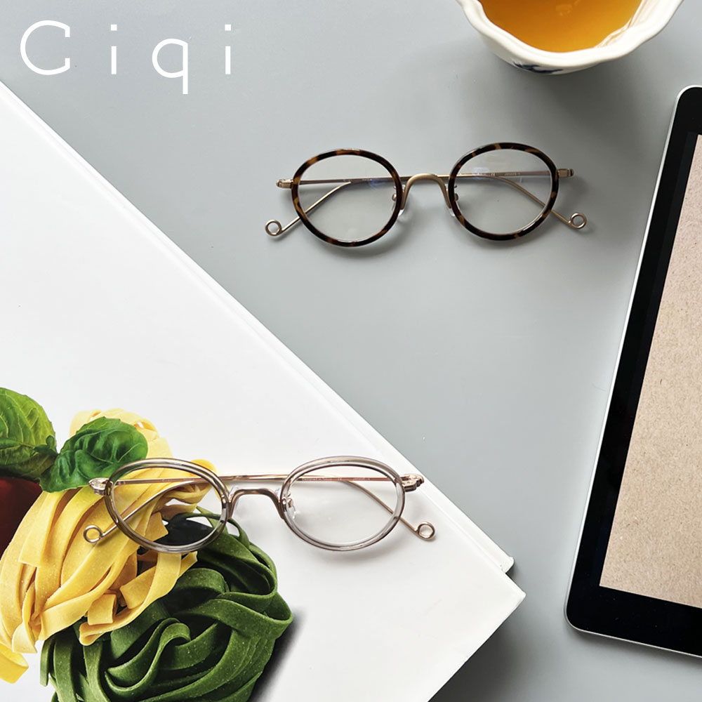 【楽天市場】Ciqi HERBIE ブルーライト・UVカット眼鏡 全2色 ( シキ ハービー コンビネーションフレーム レディース ユニセックス UVカット 軽量 薄い レンズ無色 伊達メガネ ...