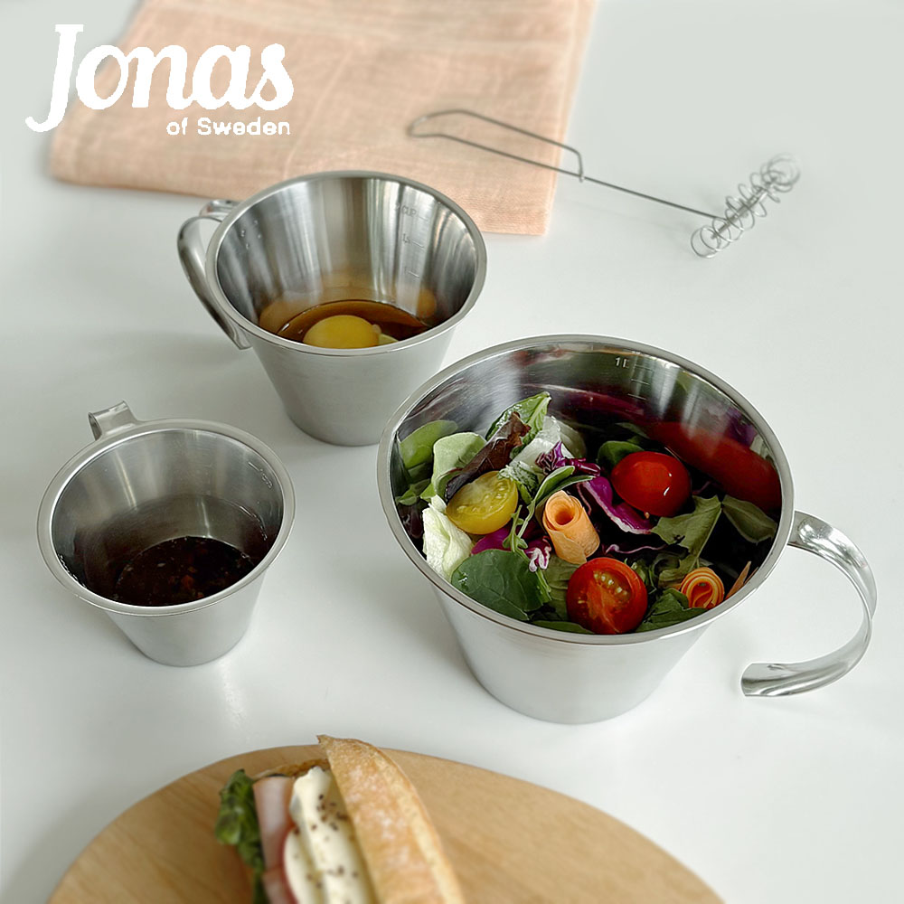 【楽天市場】【レビューでクーポン&プレゼント】Jonas スタッキング計量カップ 250ml / 500ml / 1L ( リンデン ヨナス スタッキング 計量カップ 計量 計り カップ ...