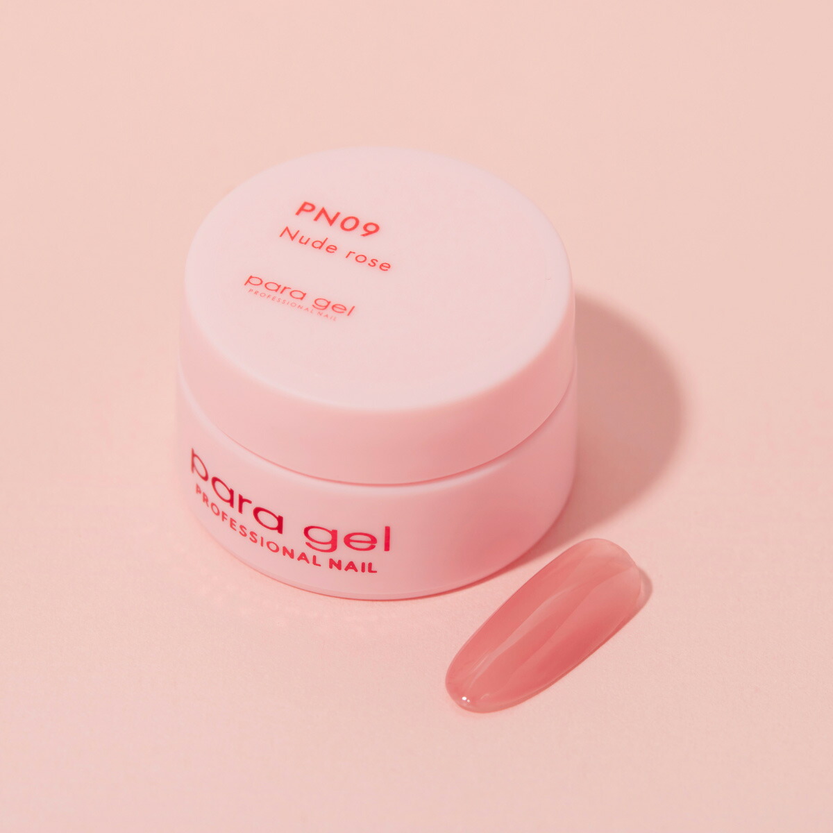 【楽天市場】ジェルネイル カラージェル パラジェル para gel ピンクライン3g PN09 ヌードローズ ゆうパケット paragel ...