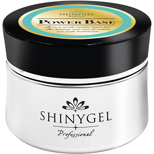 【楽天市場】【4/20 当店ポイント5倍】シャイニージェル SHINY GEL professional パワーベース 25g クリアジェル ジェルネイル しゃいにーじぇる ベースジェル ...