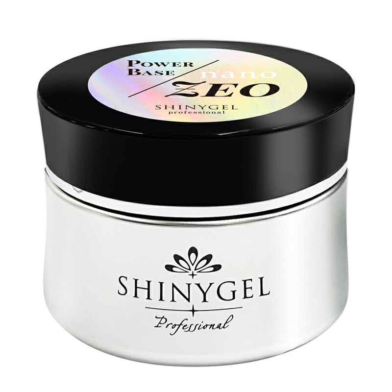 【楽天市場】ジェルネイル クリアジェル シャイニージェル SHINY GEL professional パワーベースnano-ZEO 25g(コンテナタイプ) しゃいにーじぇる ベースジェル ...
