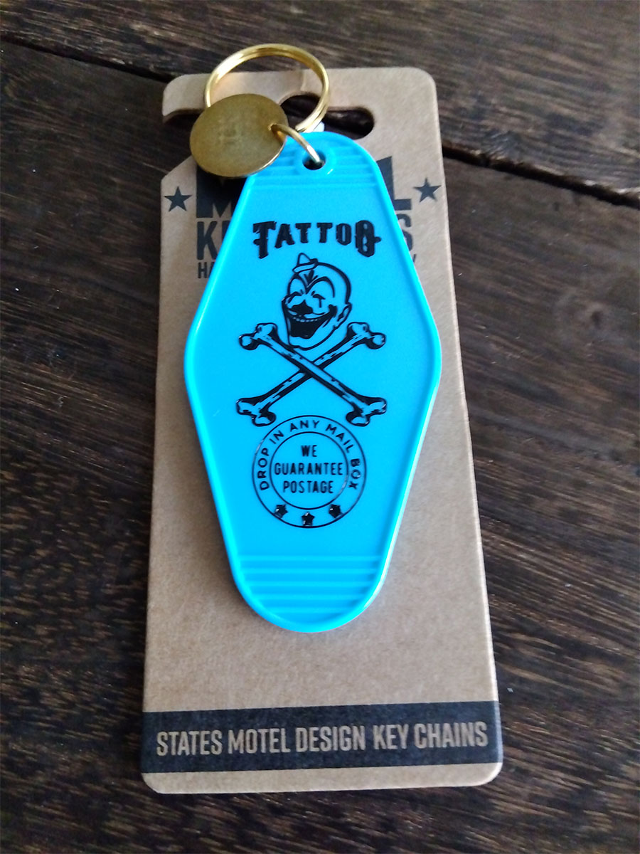 【楽天市場】TATTOO TWO FACE BLUE復刻 ホテル モーテル キーホルダー アメリカ アメリカン テイスト ビンテージ ハーレー ...