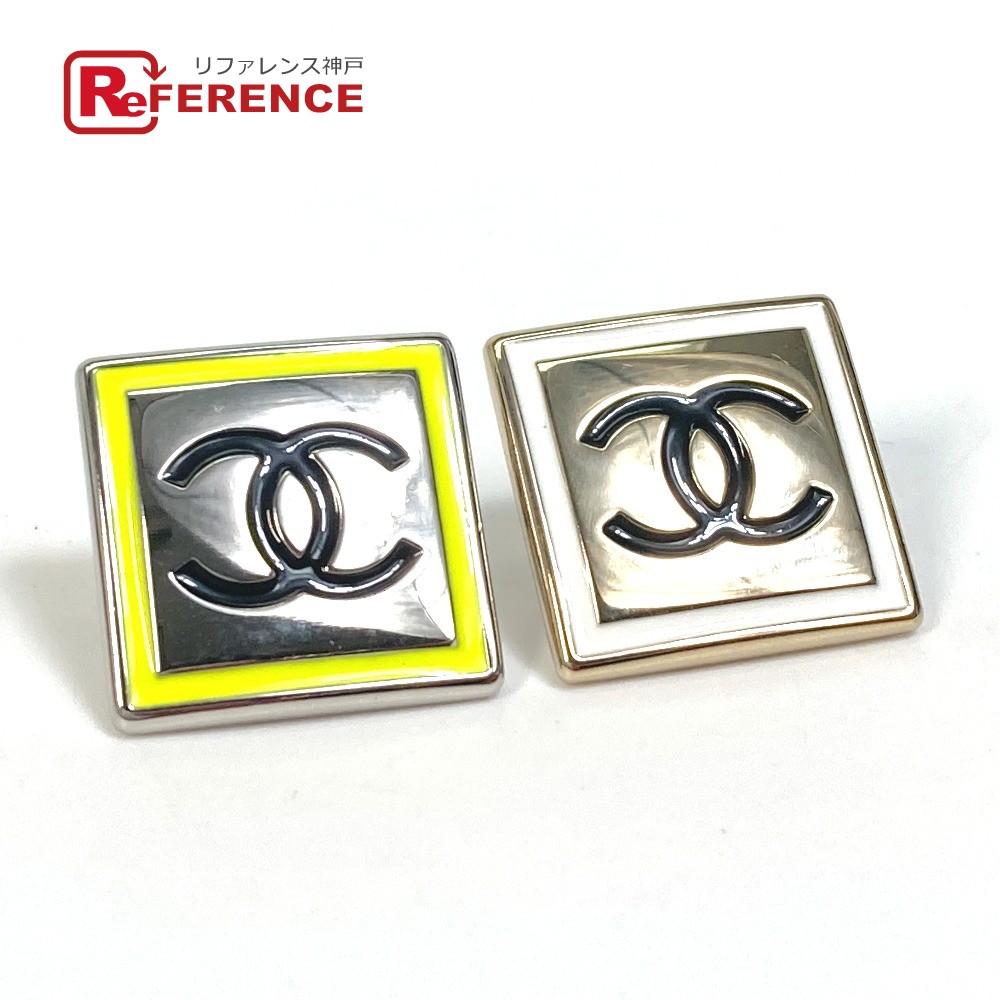 【楽天市場】CHANEL シャネル CCココマーク スクエア ピンブローチ セット アクセサリー B21B ブローチ メタル レディース ...