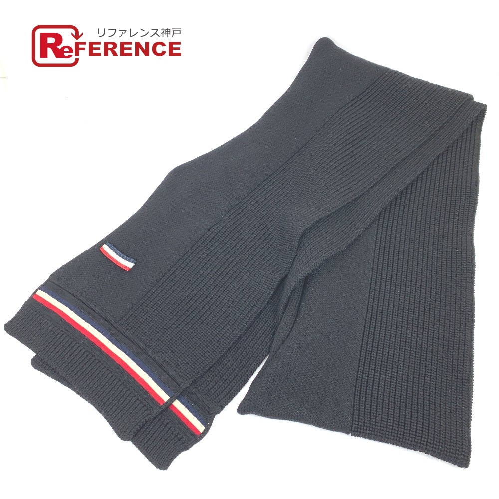 【楽天市場】MONCLER モンクレール ガムブルー スカーフ マフラー ウール メンズ ネイビー 【中古】：ブランドショップ リファレンス