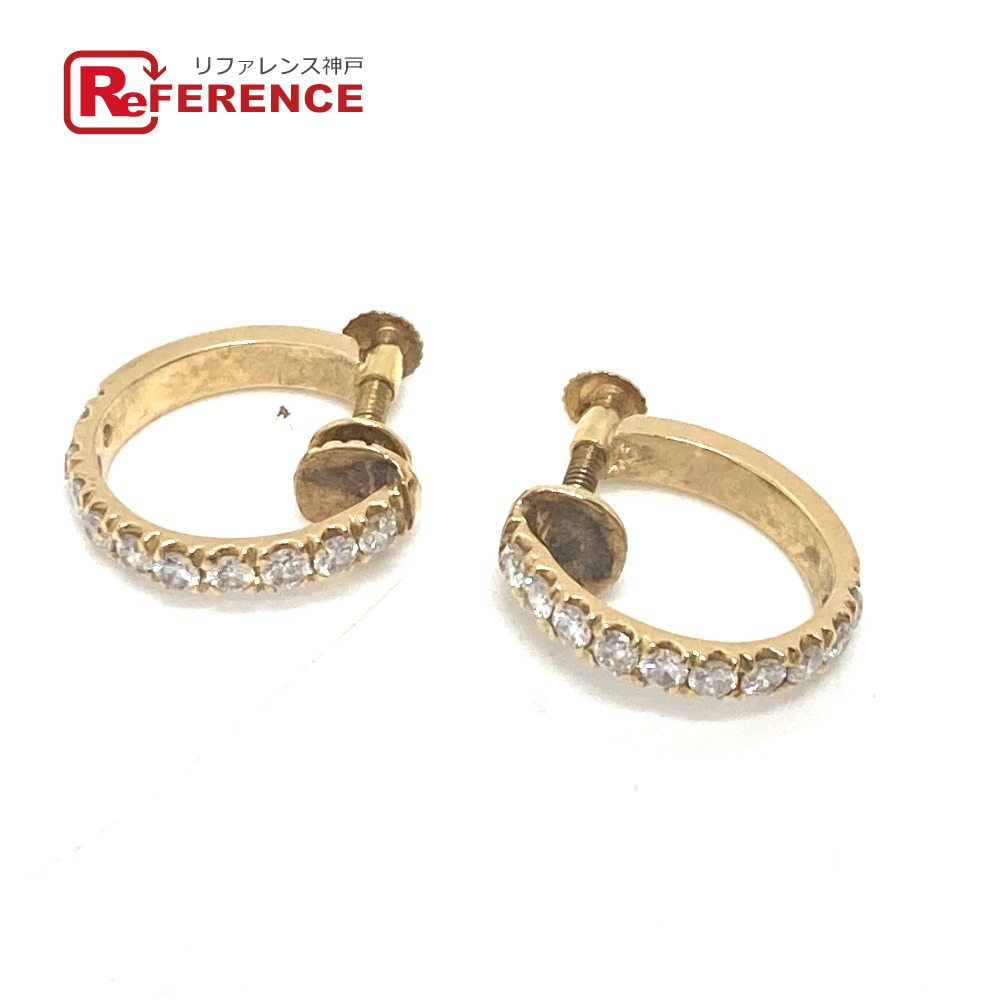 【楽天市場】jewelry ジュエリー K18 D0.25ct D0.25ct ダイヤ 3.3g ルーフ イヤリング K18 レディース ゴールド 【中古】：ブランドショップ リファレンス