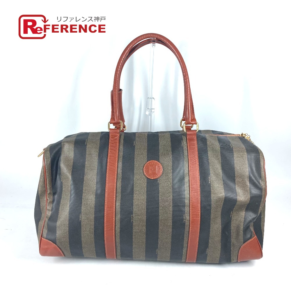 【楽天市場】FENDI フェンディ ヴィンテージ ペカン 旅行バッグ トラベルバッグ カバン ボストンバッグ レザー/PVC ユニセックス ...