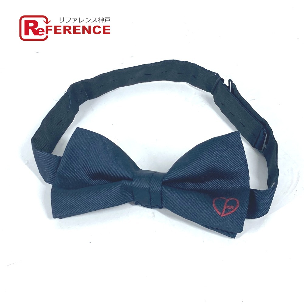 【楽天市場】Dior ディオール アクセサリー CDロゴ ハート 蝶ネクタイ ネクタイ シルク メンズ ネイビー 新品同様 【中古】：ブランド ...