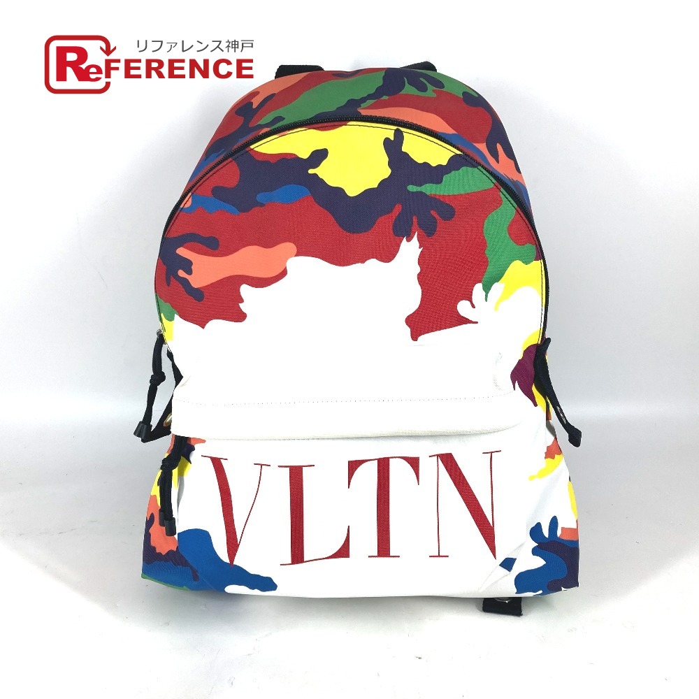 【楽天市場】VALENTINO ヴァレンティノ ロゴ VLTN バックパック カバン リュックサック キャンバス /レザー ユニセックス ...