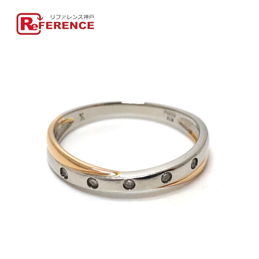 【楽天市場】Vendome Aoyama ヴァンドーム青山 Pt950×K18 ドゥ クルール 5Pダイヤ リング・指輪 Pt950/K18 ...