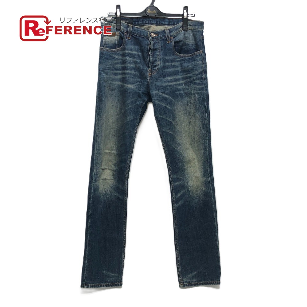 楽天市場】古着 GUCCI グッチ イタリア製 ダメージ加工 デニムパンツ