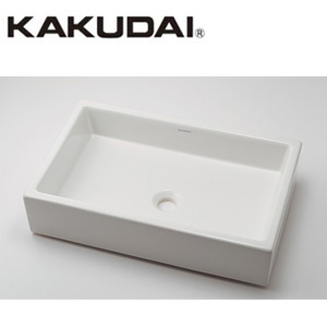 【楽天市場】カクダイ 洗面器単品 デュラビット Vero Air ベッセル式 角形 600×380 #DU-2351600000：リフォームネクスト