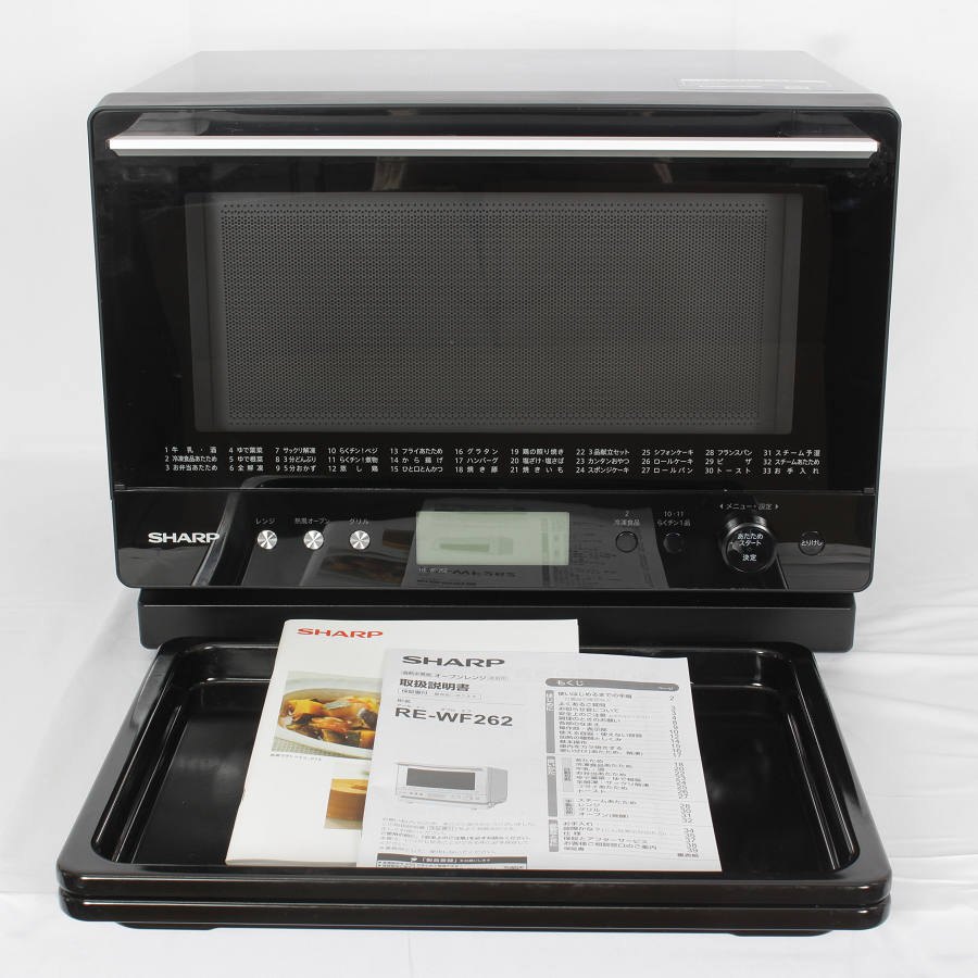 【楽天市場】SHARP PLAINLY RE-WF262-B ブラック 26L スチームオーブンレンジ シャープ 本体 【中古】：リファン楽天市場店