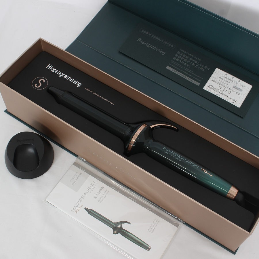 【楽天市場】【美品】ヘアビューロン 7D Plus カール S-type 26.5mm HBRCL7D-S-JP バイオプログラミング ヘア ...
