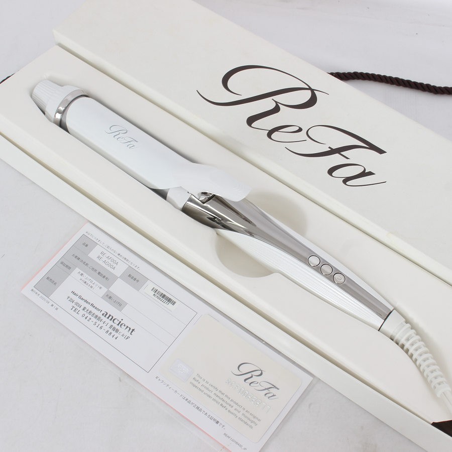 【楽天市場】【大感謝祭！ポイント2倍&クーポン】【美品】MTG ReFa BEAUTECH CURL IRON 32 RE-AF00A リファビューテック 32mm ヘアアイロン 本体 【中古 ...