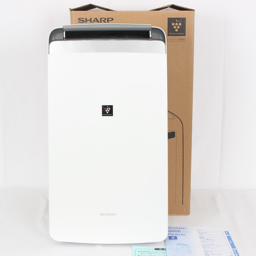 【楽天市場】【ポイント2倍！お買い物マラソン】 【美品】シャープ CV-R180-W ホワイト系 2025年製 衣類乾燥除湿機 SHARP 本体 【中古】：リファン楽天市場店