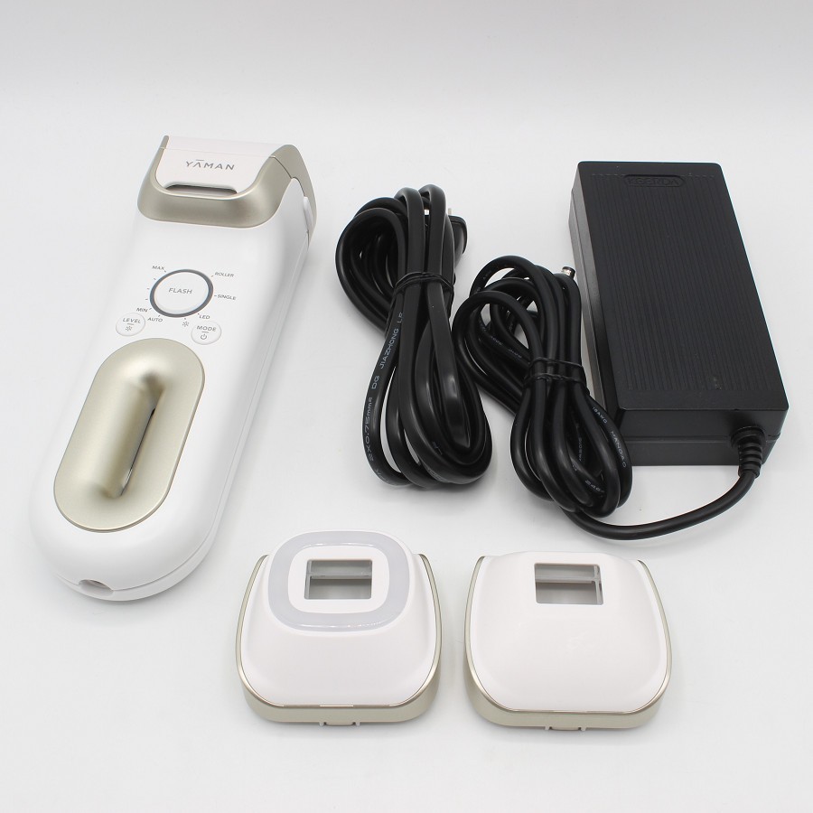 【楽天市場】【0のつく日！ポイント3倍】 【美品】ヤーマン レイボーテ クールプロ YJEA6W ホワイト×ゴールド 光美容器 脱毛器 YA-MAN 本体 【中古】：リファン楽天市場店
