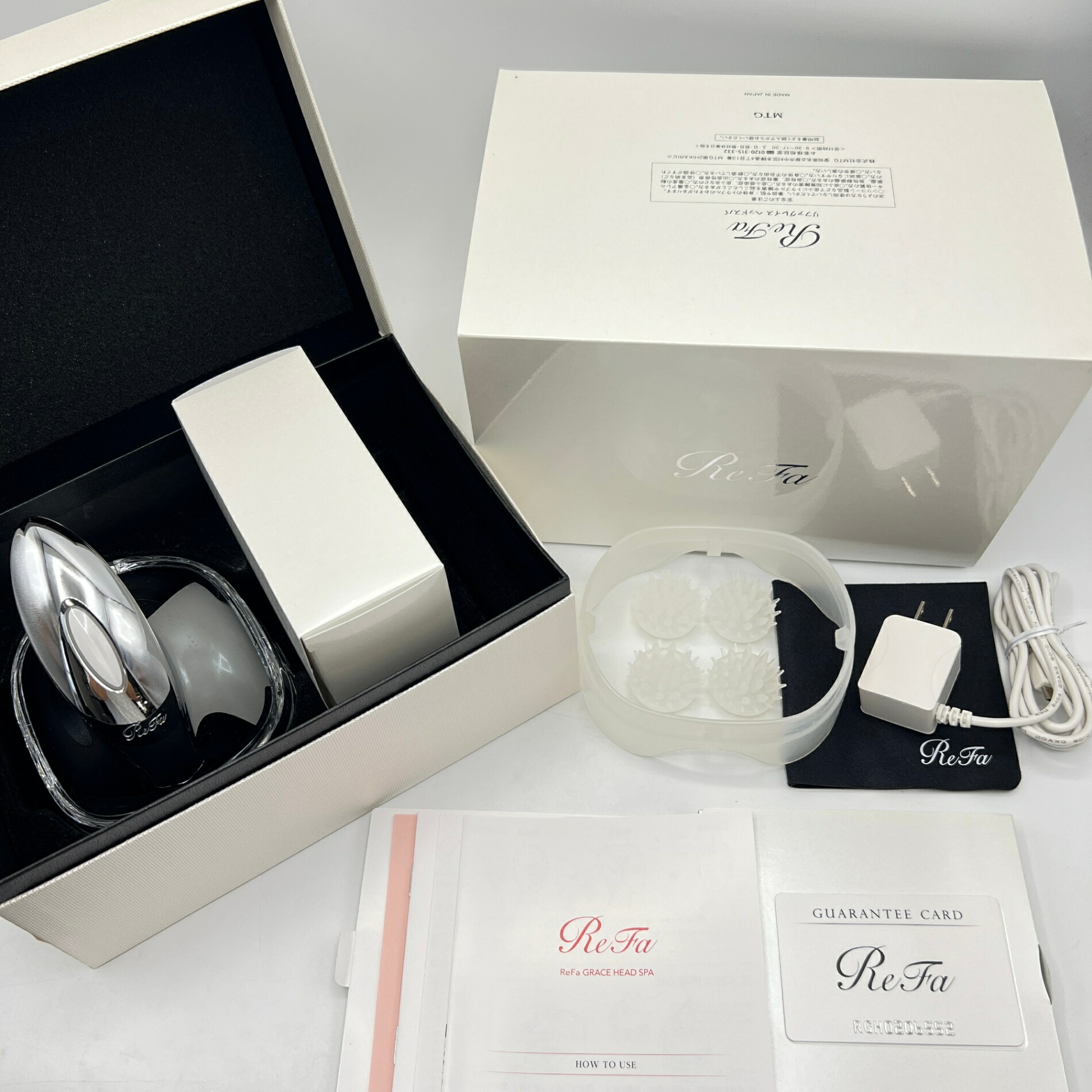 【楽天市場】【楽天スーパーSALE！限定クーポン】MTG ReFa GRACE HEAD SPA RF-GH2114B リファグレイス ヘッド ...
