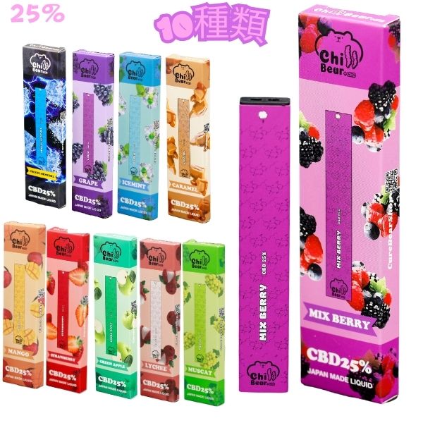 【楽天市場】CBD ベイプ シーシャ CBD ChillBear+CBD25% チルベア+CBD25% CBD 持ち運び 使い捨て heal ...