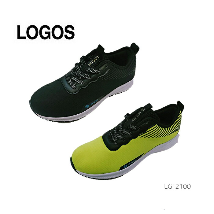 【楽天市場】LOGOS LG-2100 スニーカー メンズ 靴 ランニングシューズ 黒 ブラック 黄色 イエロー 防水 雨 雨の日 軽量 軽い ...