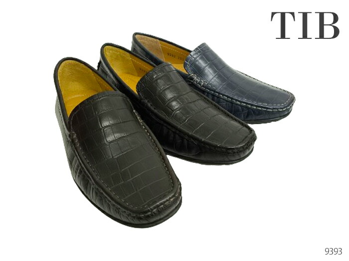 【楽天市場】TIB ティーアイビー 9393 メンズ カジュアル 型押し ローファー ドライビングシューズ ビジネス シューズ 靴 本革：高級 ...