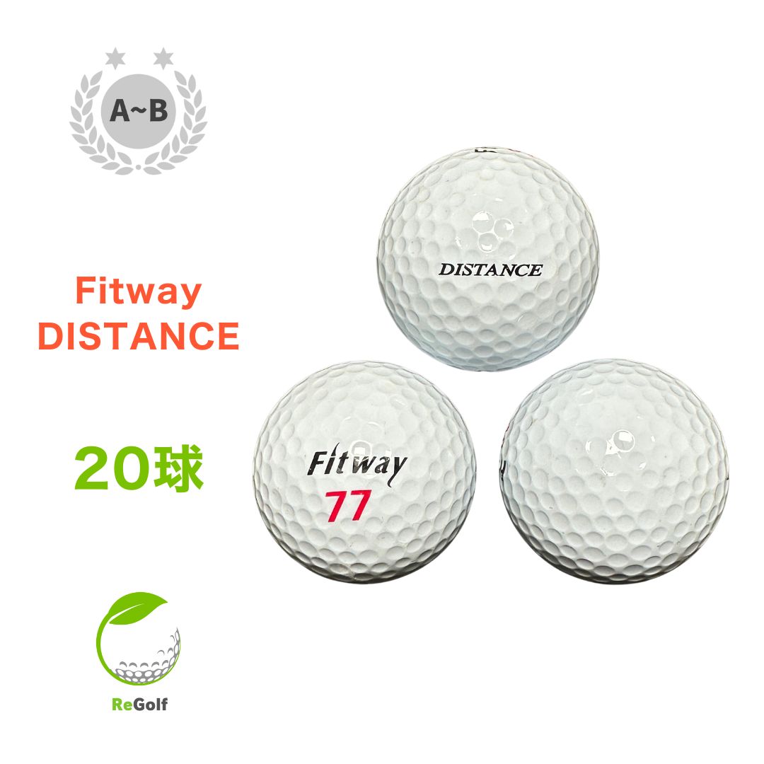 【楽天市場】【中古】 【送料無料】 ロストボール Fitway フィットウェイ ディスタンス ホワイト 20球 ABランク ゴルフボール リ ...