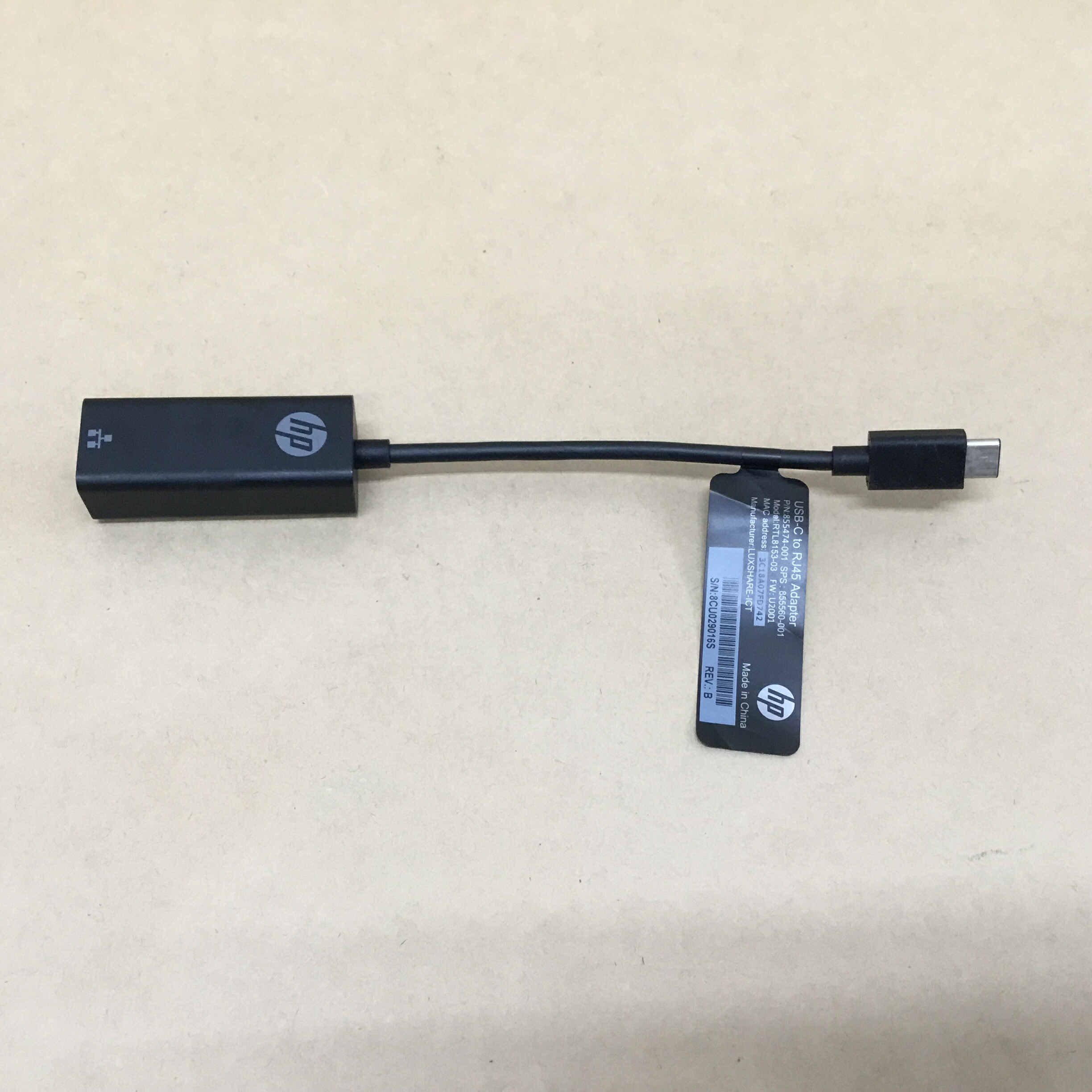 【楽天市場】【中古】 HP USB-C TO RJ45 Adapter LAN変換器 RTL8153-03 送料 無料 14時までの ご注文 ...