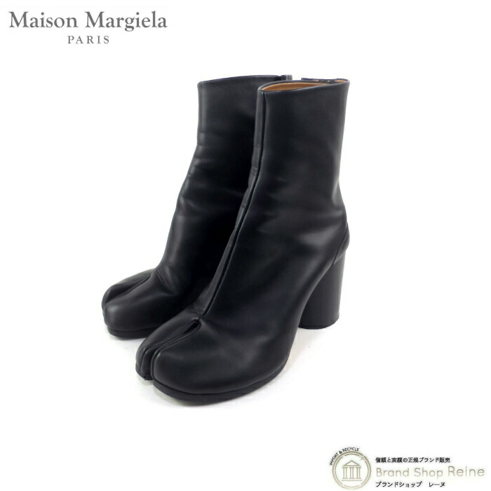 【楽天市場】メゾン マルジェラ （Maison Margiela） Tabi タビ 足袋 ショートブーツ カーフレザー S58WU0260 ブラック #35【中古】：ブランドショップ Reine