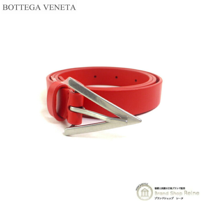 【楽天市場】ボッテガ ヴェネタ （BOTTEGA VENETA） トライアングル バックル レザー ベルト 80cm 629763 ネイル ...