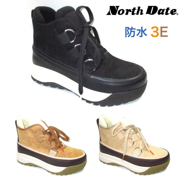 【楽天市場】ノースデイト North Date KH-6000 スノーブーツ レディース 3E 防水 防寒 防滑 ショート ガラス繊維 冬 靴 ブーツ セール：スニーカー・靴激安通販 Reload