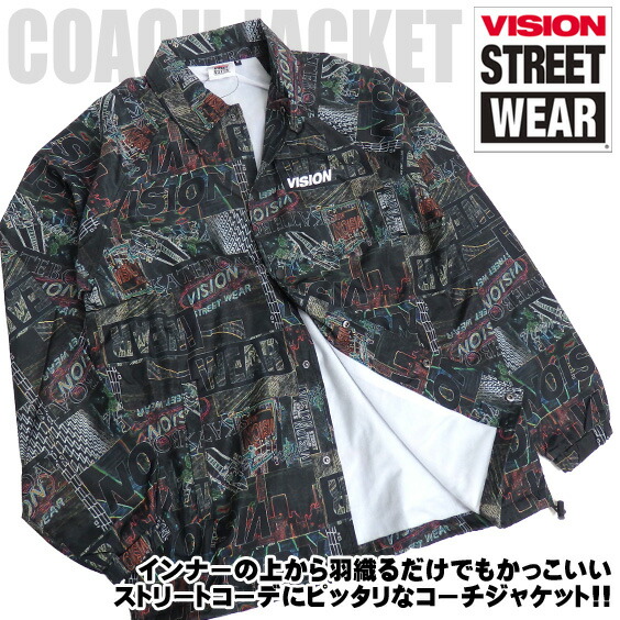 renovatio: VISION coach jacket photo whole pattern jacket big ...