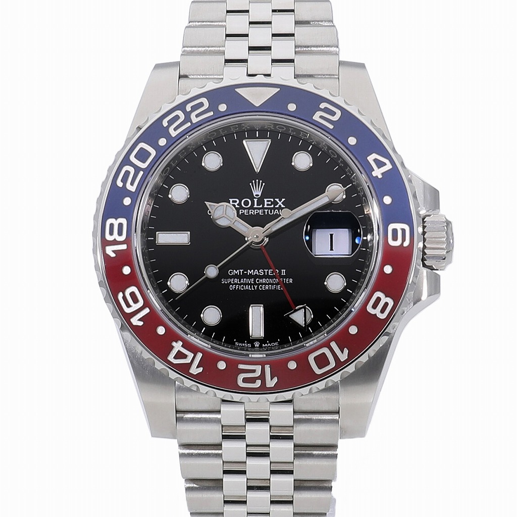【楽天市場】[ローン24回無金利] ロレックス GMTマスターII ブラック 126710BLRO ランダム 未使用 メンズ 送料無料 腕時計 ...