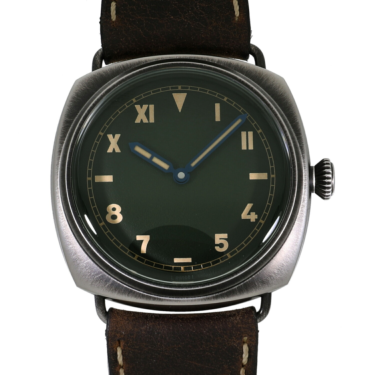 【楽天市場】[中古]パネライ ラジオミール カリフォルニア マニュアル ワインド PAM01349 Z番 デグラデグリーン メンズ 送料無料 ...