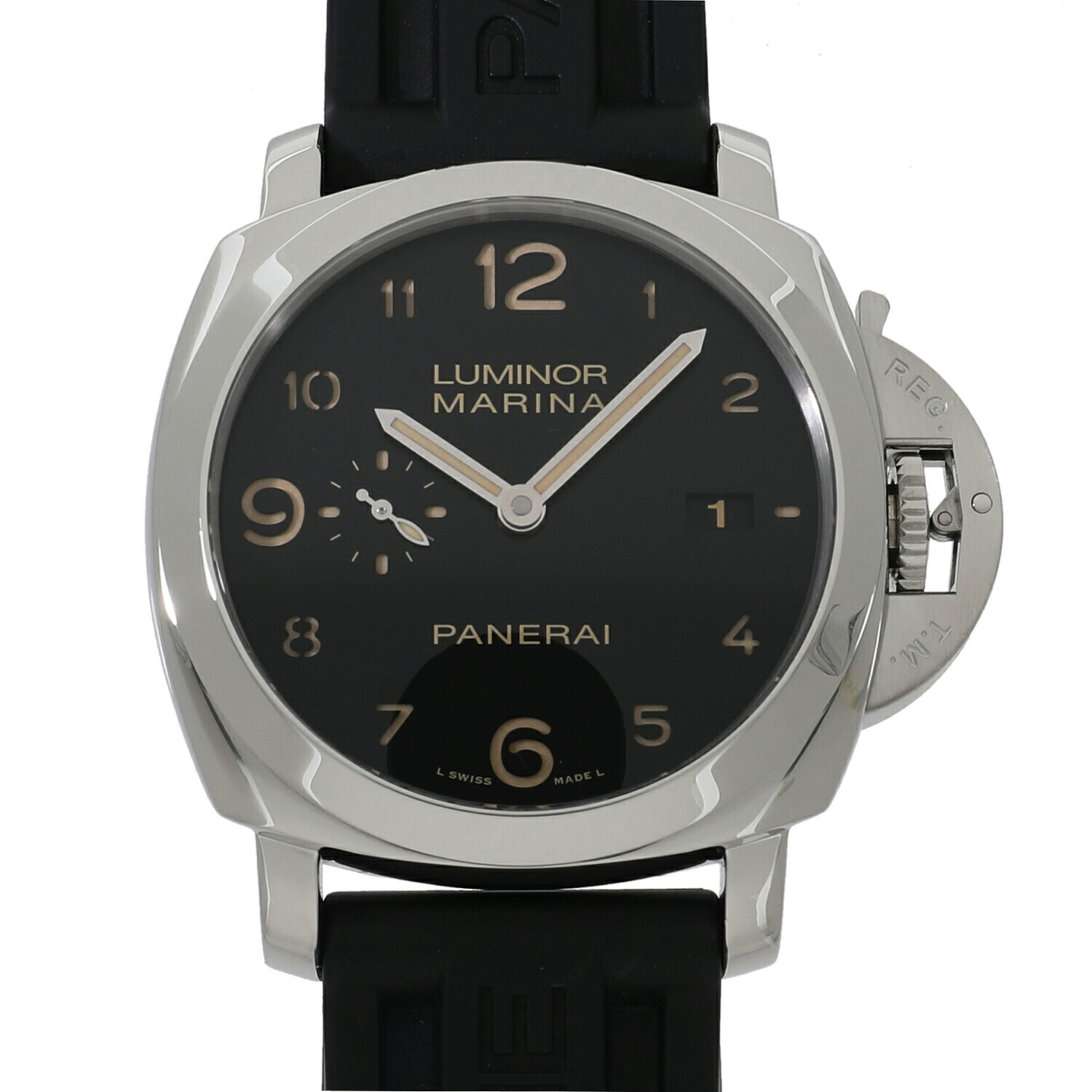 【楽天市場】[中古]パネライ ルミノール マリーナ 1950 3デイズ PAM00359 M番 ブラック メンズ 送料無料 腕時計 【ローン ...